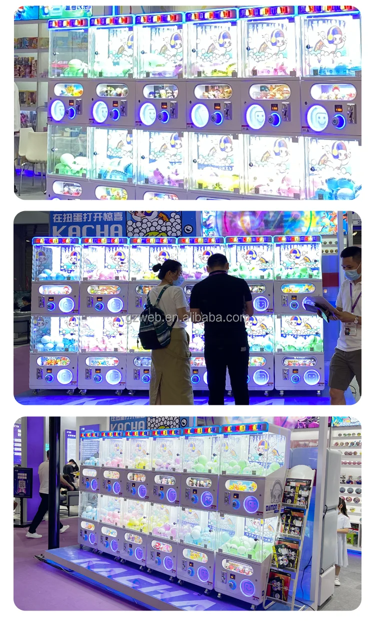 WANGERBAO Commercial Metallic Coin Pusher Custom Gacha Twisted Egg ...