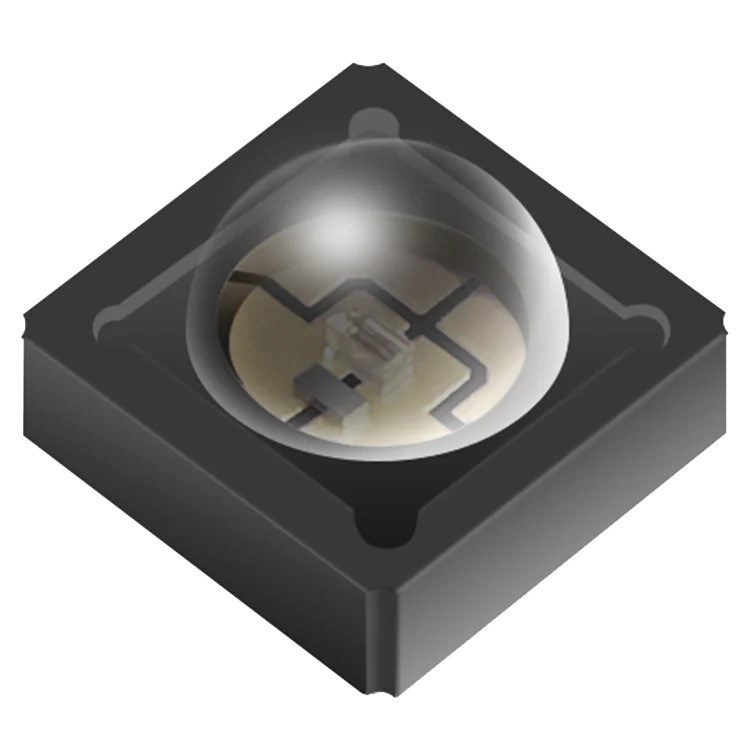 Radiant Flux Deep UVC LED UVB 265nm 275nm 310nm 308nm 3535 With Lens ...