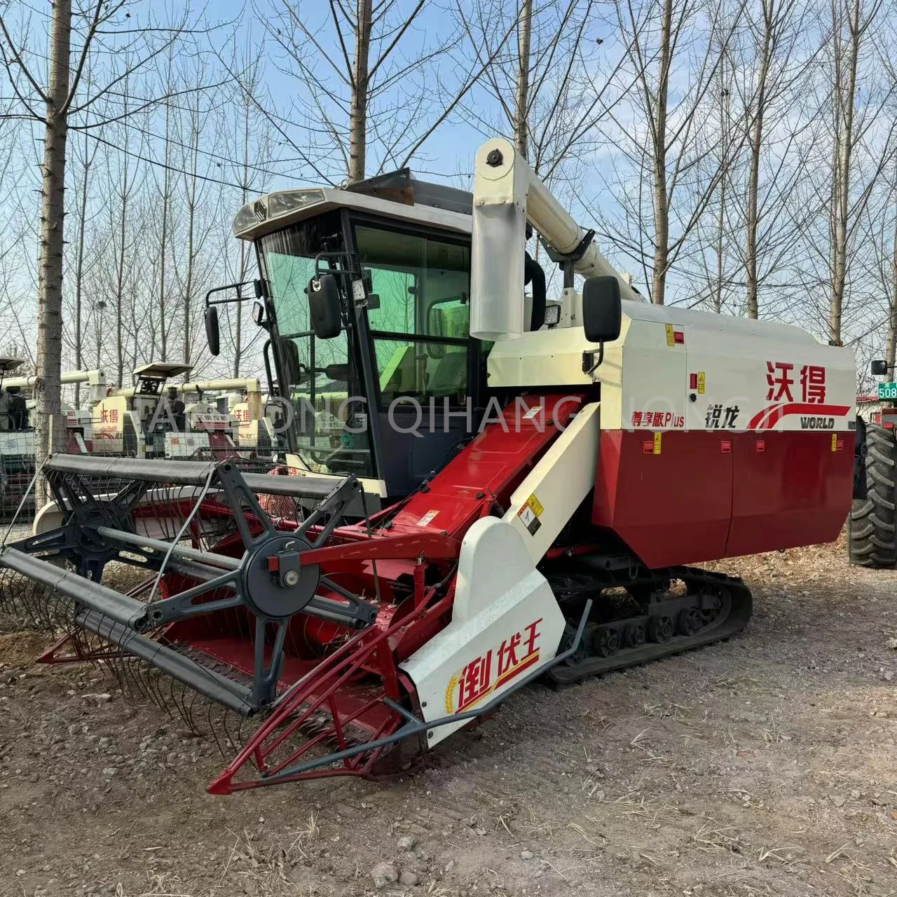 WORLD Harvester 118HP With Cabin Mini Rice Harvester Combine Good ...