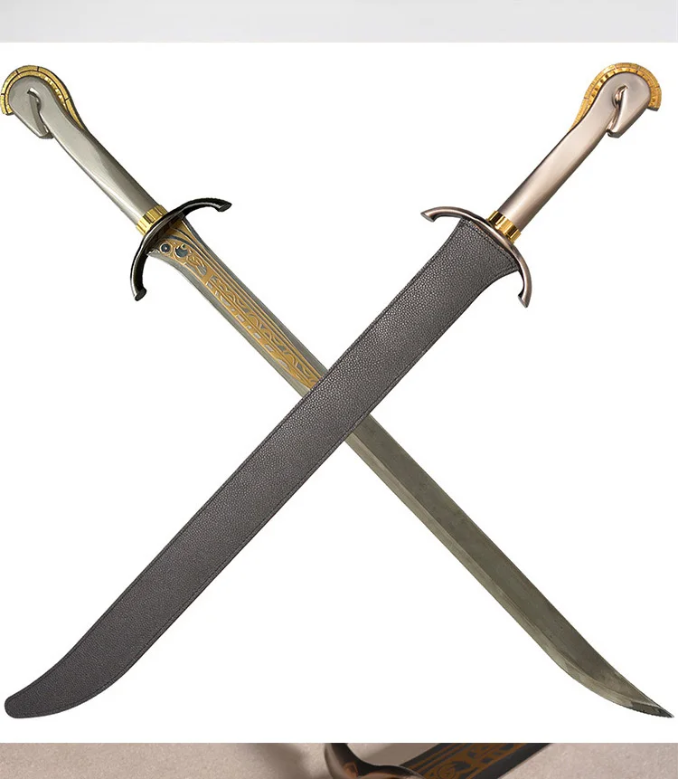 Popular 105cm 46cm Lord Of Ring Of Power Galadriel Halbrand Sword For ...