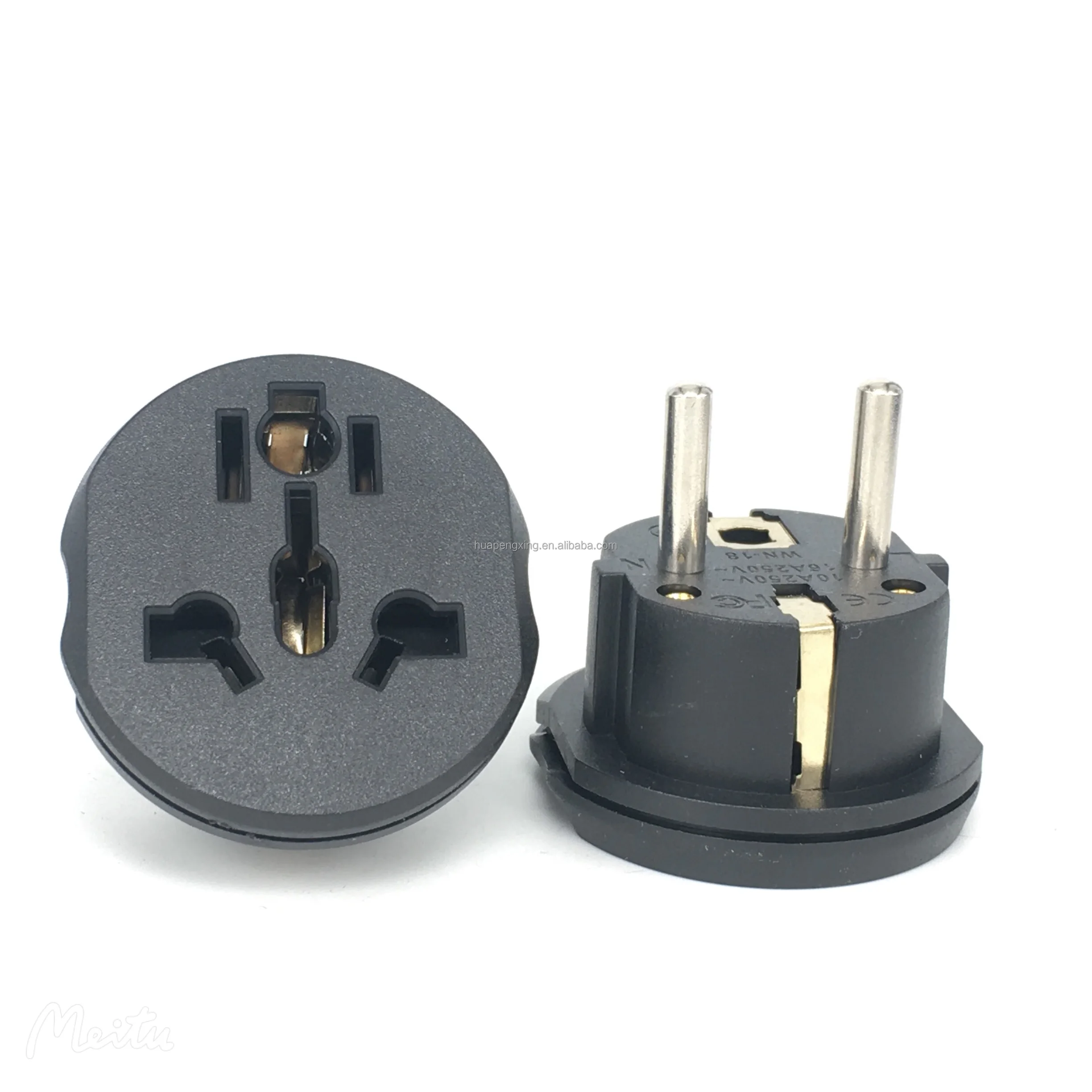 Euro Plug Universal Travel Adapter Converter 10A to 16A for AU, US, UK ...