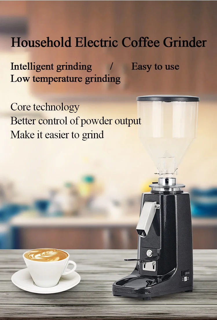 Nibu Commercial Grinding Machine Espresso Coffee Mill Machine 60mm Flat ...