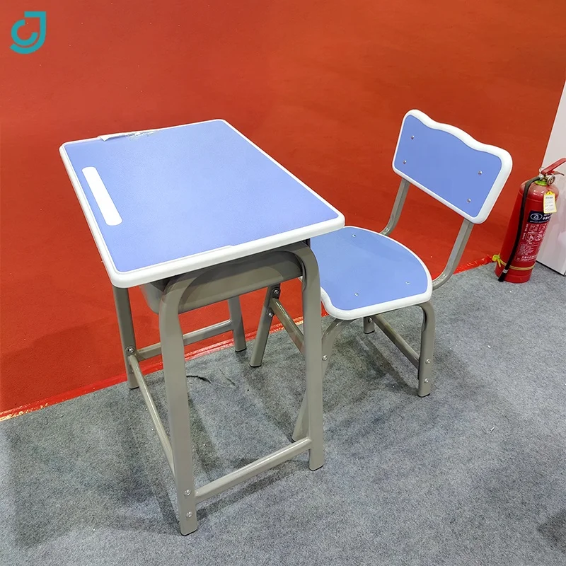 Two Colors School Classroom Desk and Chair Set School Furniture Table ...