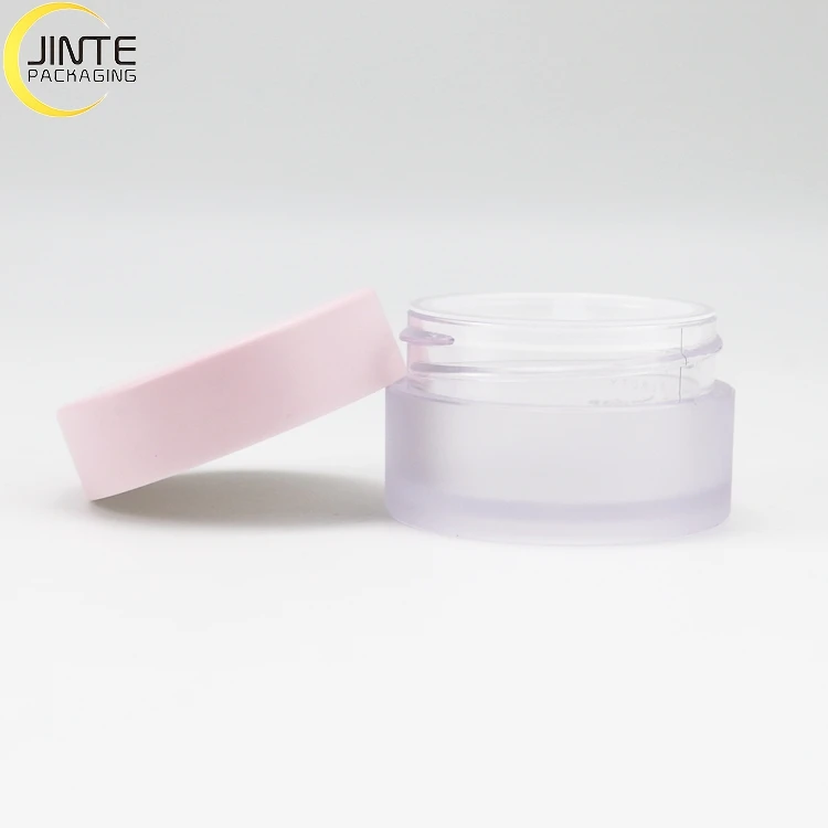 Eco Friendly Free Sample Pink Plastic Cosmetic Cream Jars Petg Lip ...