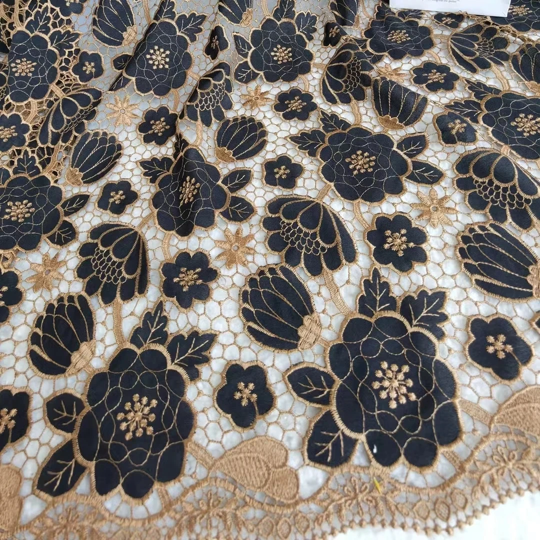 Affinity 2024 New Product Launch Hollow Flower Embroidered African Lace ...