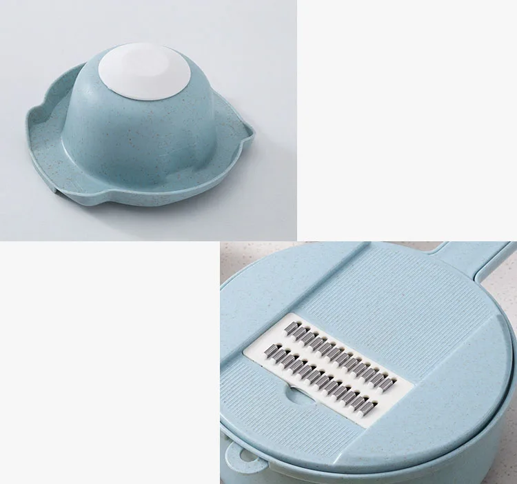 8 In 1 Multi-function Wheat Straw Vegetable Cutter Multifunction ...