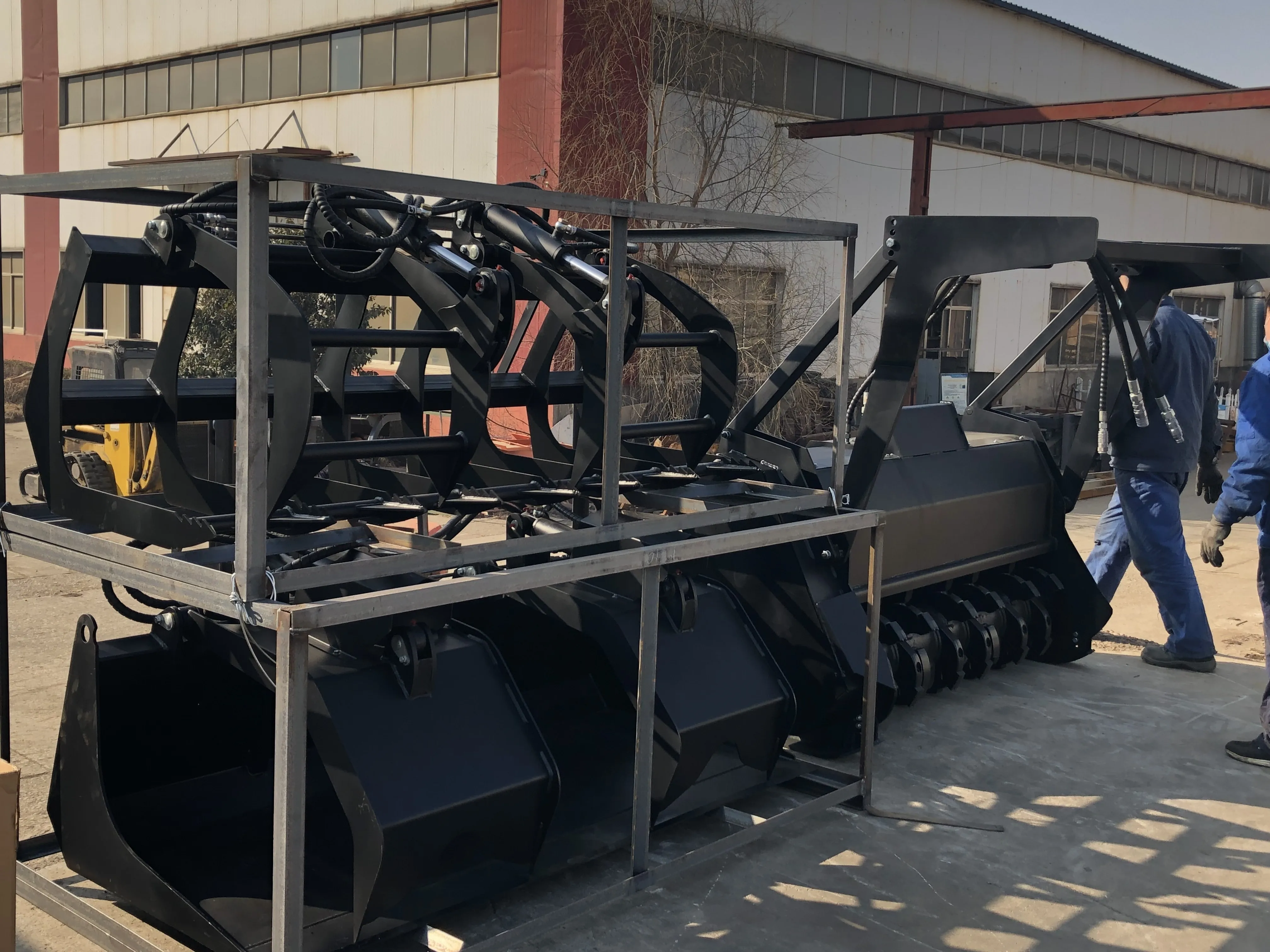 Cheap Walk Behind Crawler Mini Skid Steer Loader with Perkins Diesel