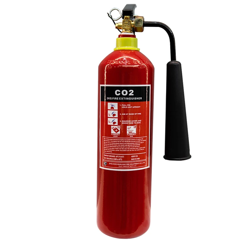 2kg Co2 Carbon Dioxide Fire Extinguisher Portable Selfsaving Equipment ...