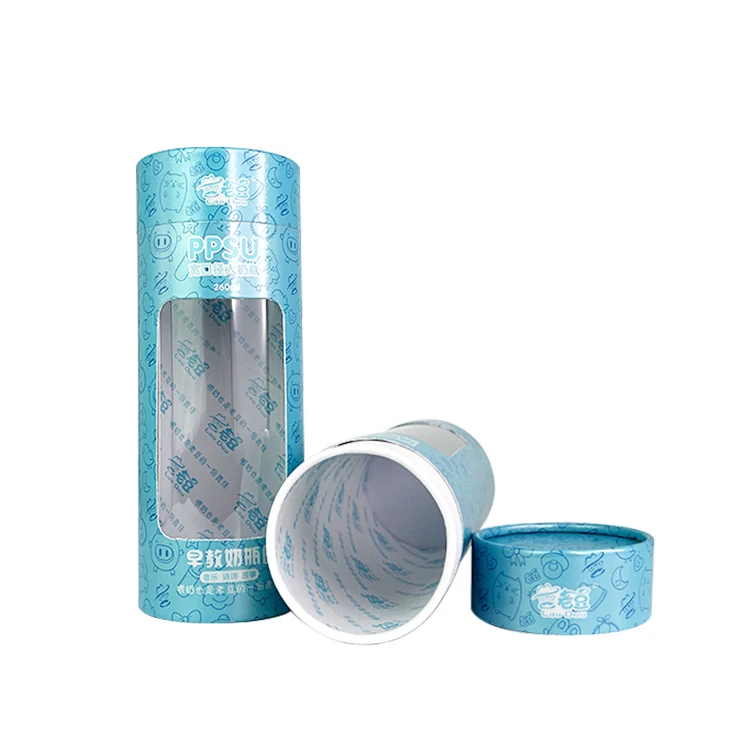Alibaba.com: Custom eco-friendly cylinder packaging box with window ...