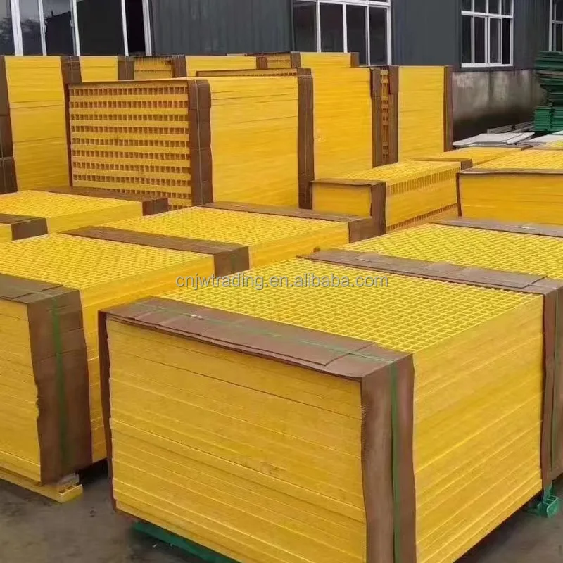Fiberglass FRP Grating - Durable, Lightweight, and Safe