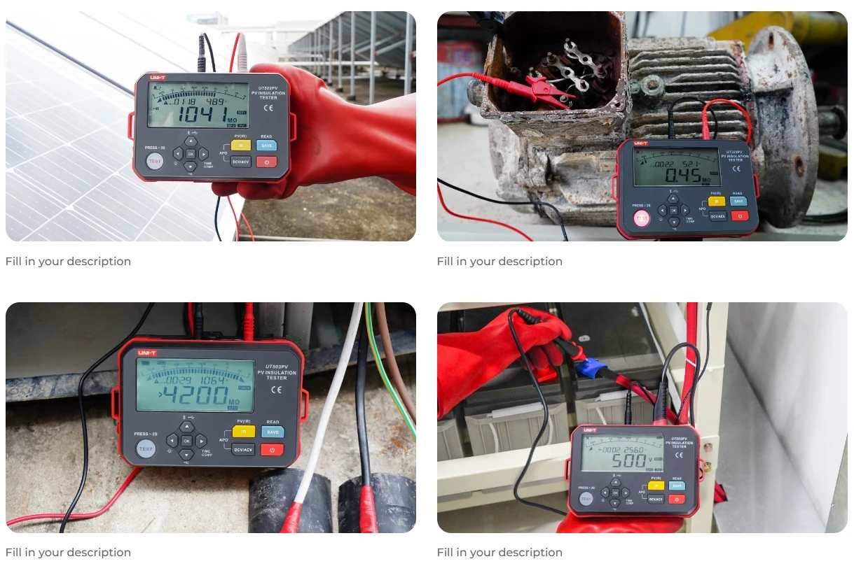 UNI-T UT503PV Solar MPPT Meter - PV Insulation Tester