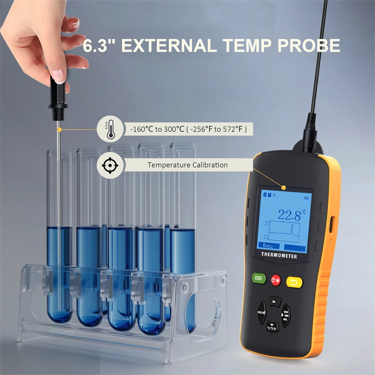 Handheld Temperature Data Logger Industrial Usage High Accuracy PTD601 ...