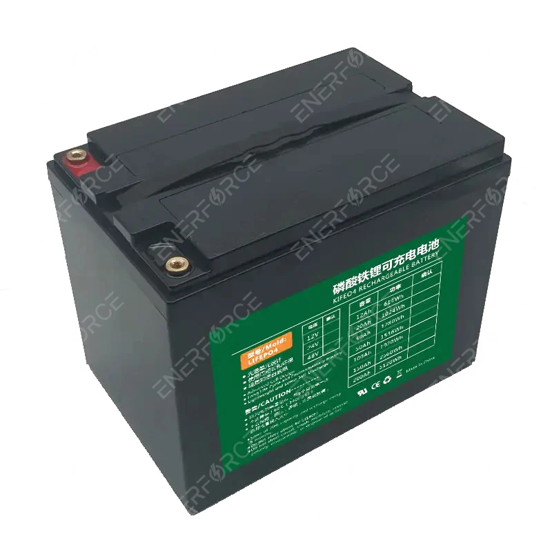 Enerforce Oem 6v 12v 24v Lithium Ion Battery 2000+ Cycle 24v 12ah ...