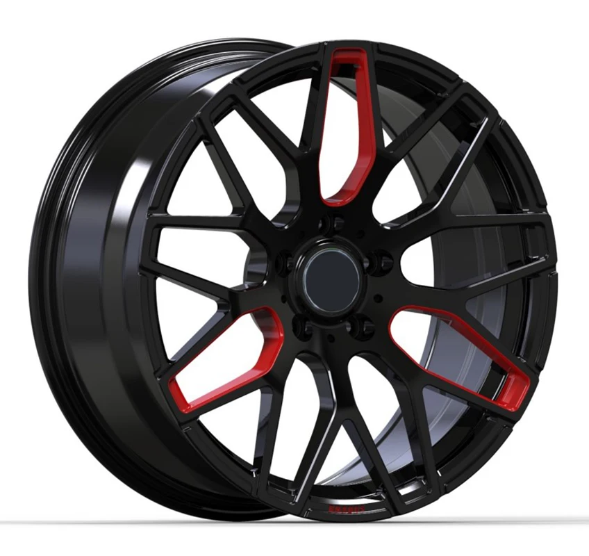 High Quality Custom Forged Wheels Multi Spoke Passenger Car Wheels ...
