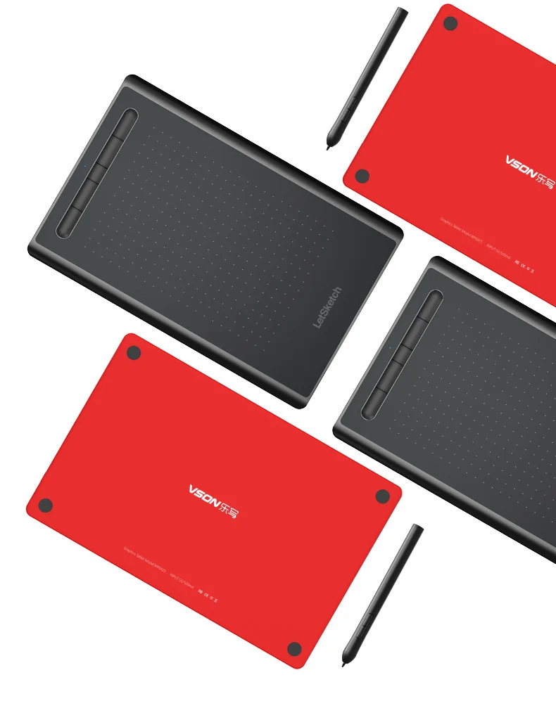 LetSketch รุ่นล่าสุด WP9625ไร้สายกราฟิกปากกาวาดภาพแท็บเล็ตที่มีแบตเตอรี่ฟรีปากกา| Alibaba.com