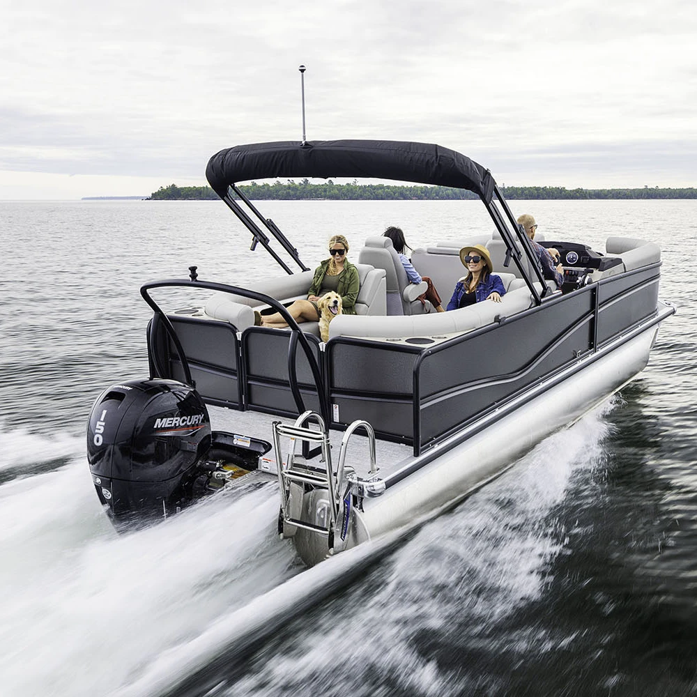 Customizable 27ft Luxury Pontoon Party Boat With High-quality ...