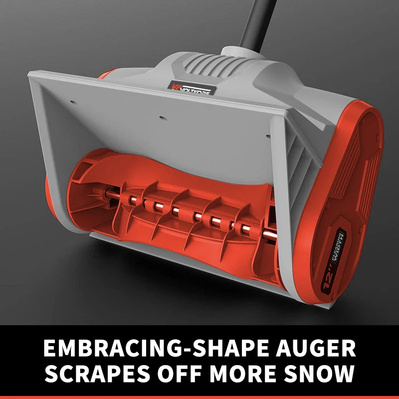 Vertak 18V Battery Operated Snowblower Machine 300mm Work Width 300W ...