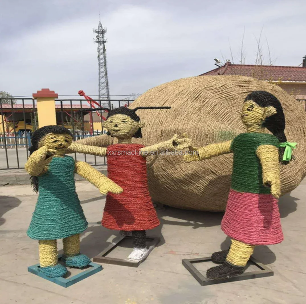 Manual Rice Straw Recycling Knitting Machine - High Productivity