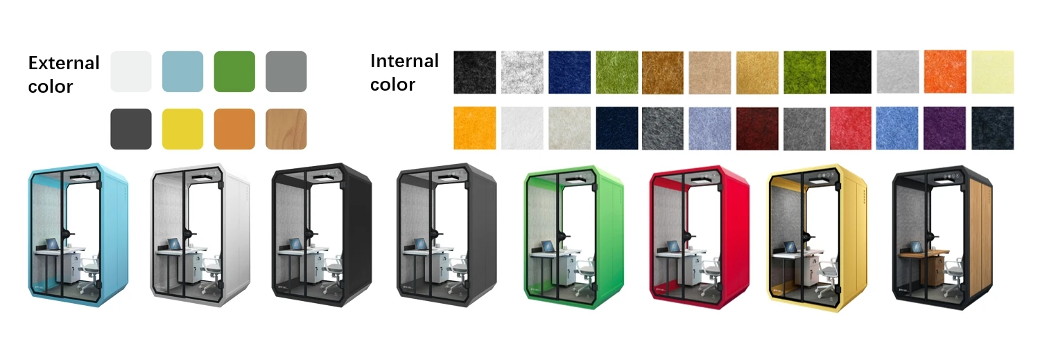 Privacy Pods Soundproof Booth - Ideal for Meetings & Calls