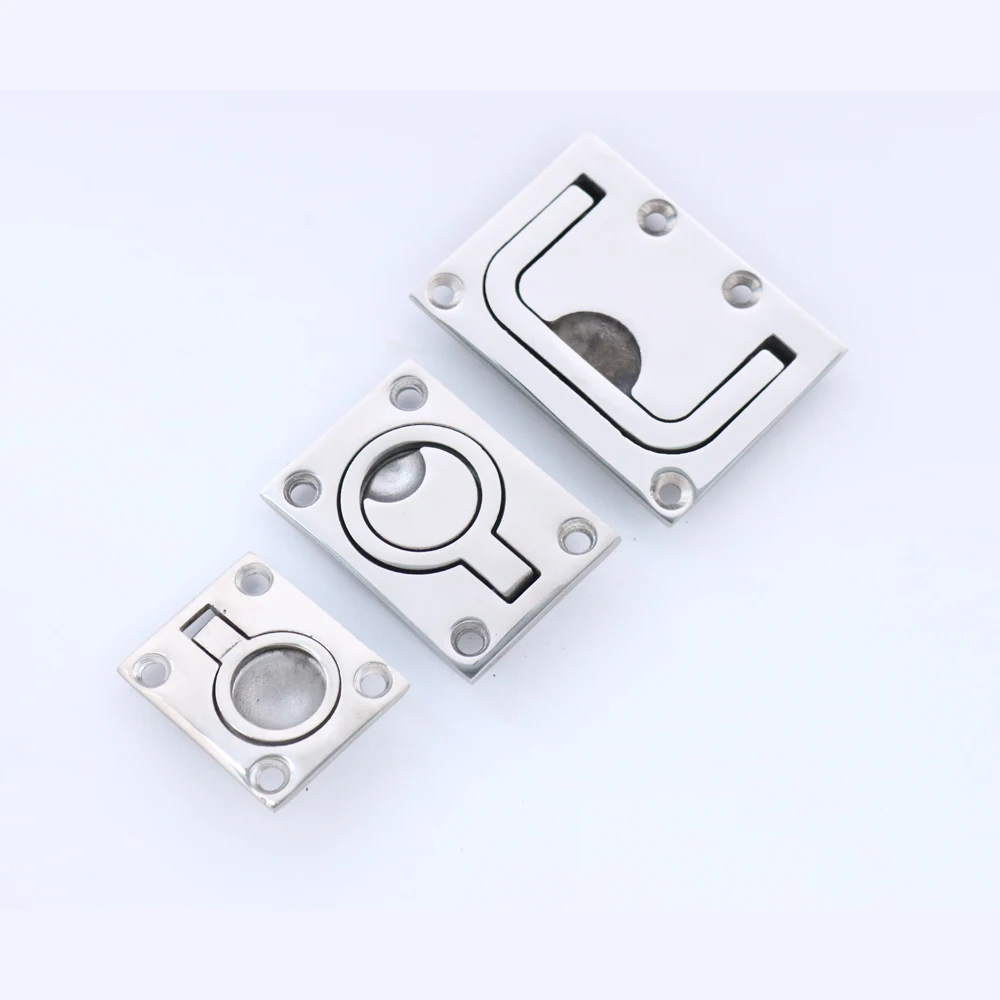 Stainless Steel 316 Flush Hatch Lift Ring Hatch Pull Handle Locker ...
