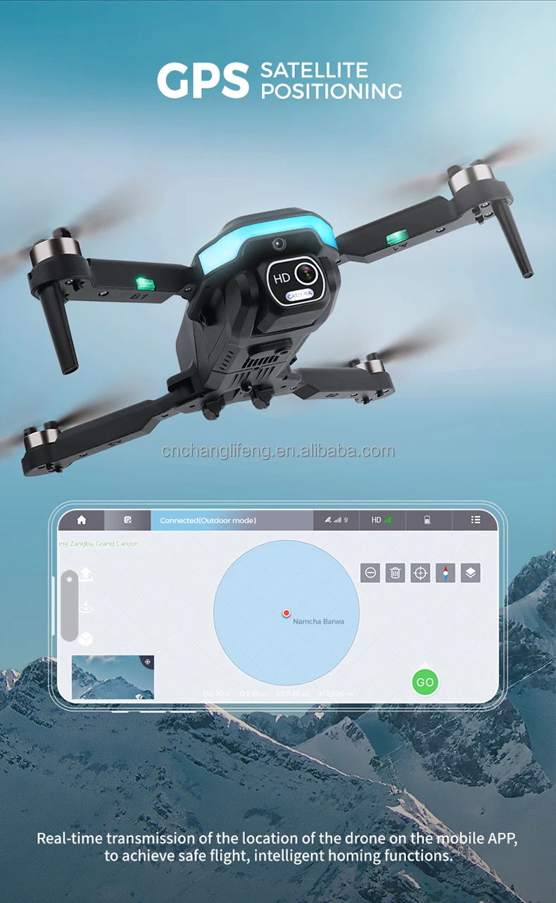 H29 GPS Mini Drones Camera HD FPV Photography Brushless