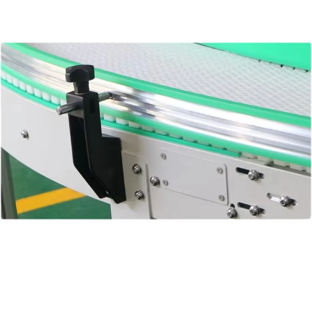 90-degree Turning Modular Belt Conveyor - POM Chain Plate
