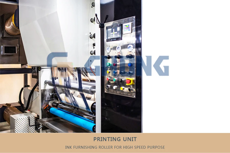 Jinghong Brand Multi Color Gravure Printer Rotogravure Printing Machine ...