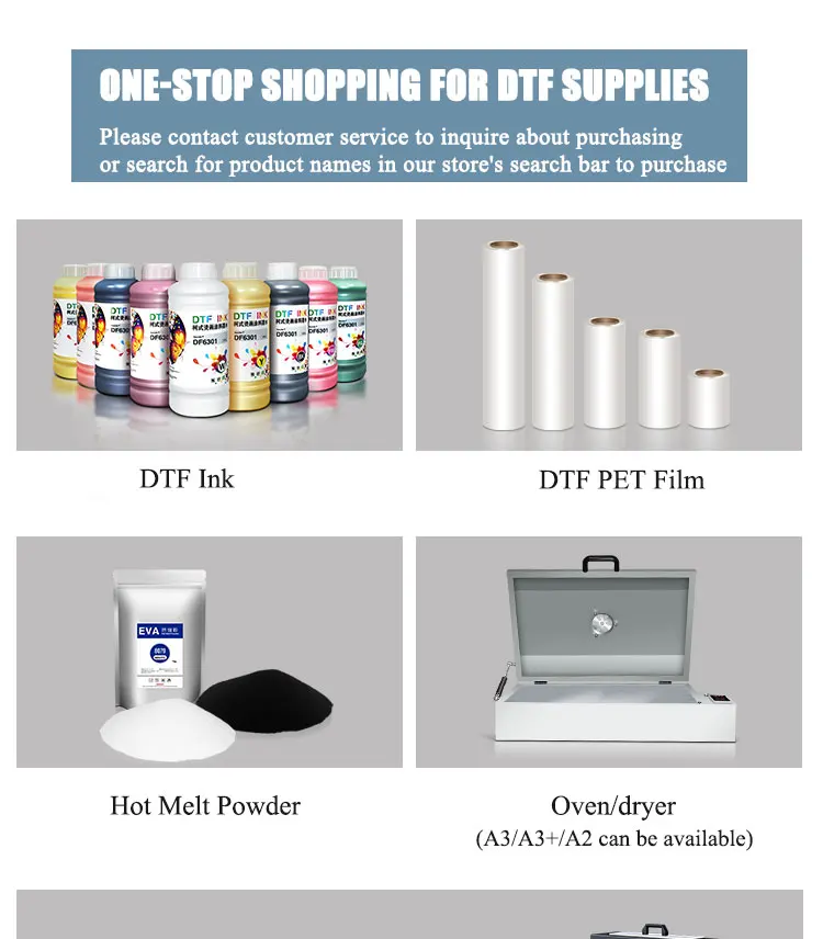 Mini 13 Inches A3+ A3 Xp600 Dtf Printer With Roll to Roll Heat Transfer ...