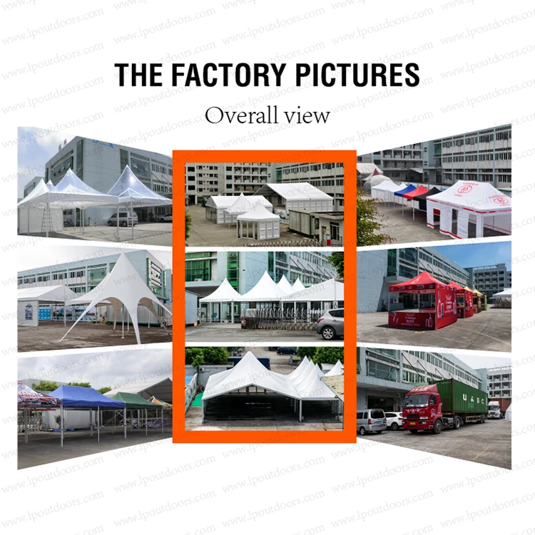 15x50m 20x40m Aluminum Frame Cuve Roof Tents Marque Party Tents For ...
