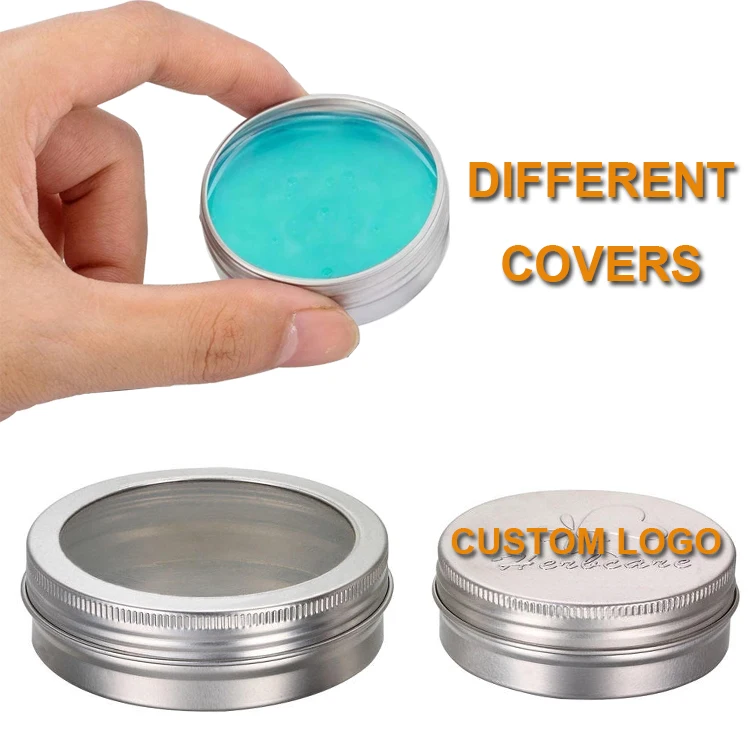 Screw Top Round Empty Metal Containers for Cream Candle Jars