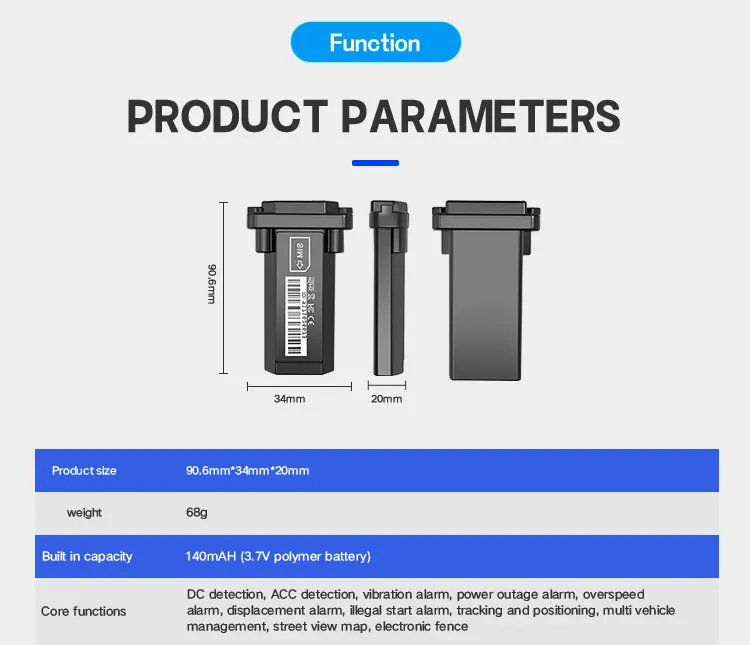 Hidden Tiny Anti Jammer 4g 2g Anti-shock Spy Gps Tracker Locator Server ...