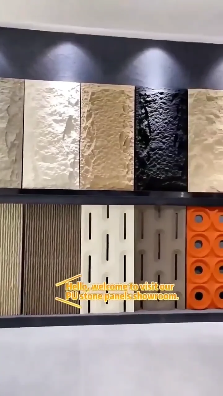 Pu Faux Cultural Bricks 3d Background Decoration Gray Pu Stone Wall ...