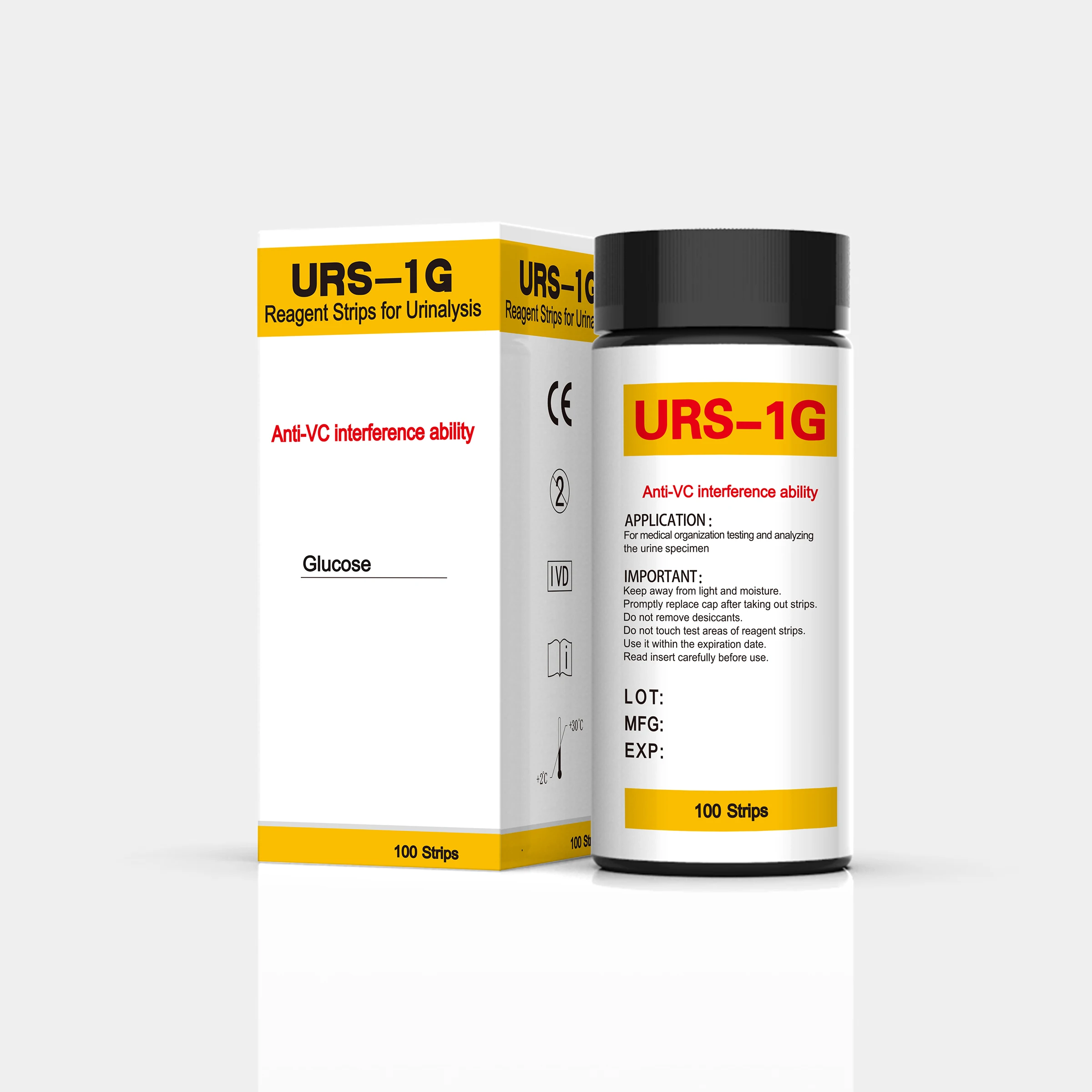 Glucose Urine Test Reagent Strip Urine Test Strips Urs-1g - Buy Glucose ...