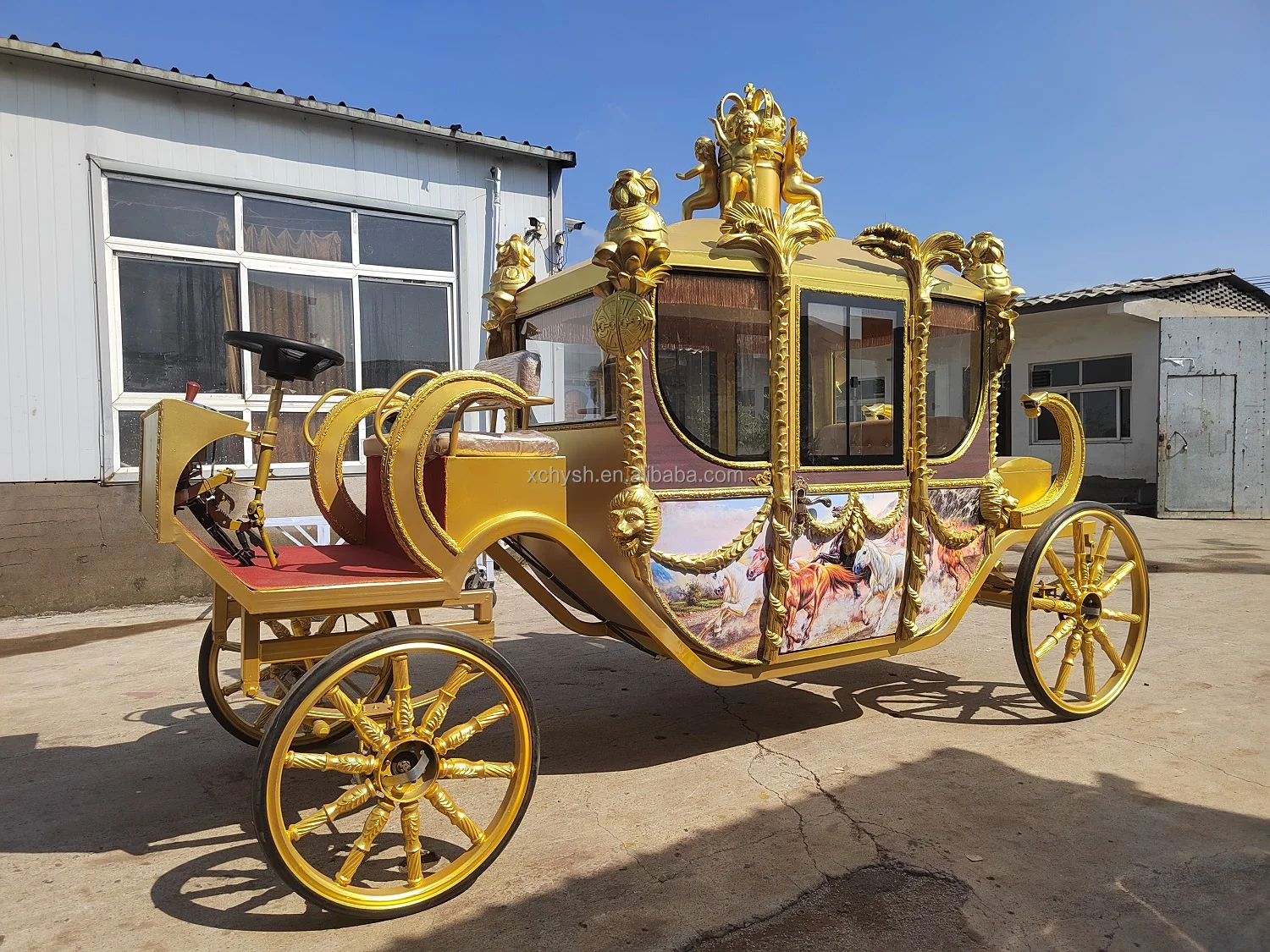 Competitive Price 5 Seater Horse-drawn Carriage Buggy For Sale/wedding ...