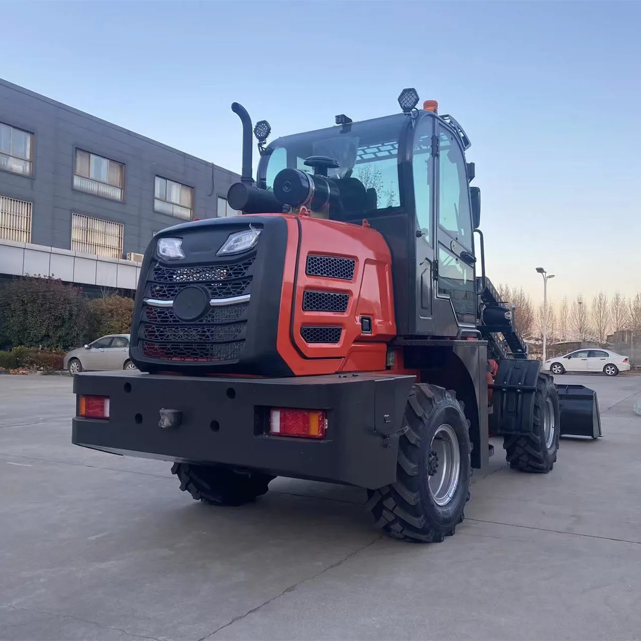 Small Tractor Loader Front End Loader Telescopic Articulated Loader ...