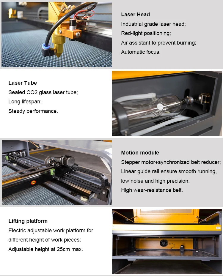 4060 Engraving Machine CNC CO2 Laser Cutting Machines UV Fiber ...