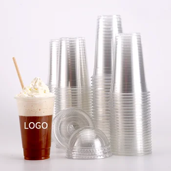 Custom Logo Frappe Cup Disposable Pet Cup 12oz 14oz 16oz 18oz 20oz 22oz ...
