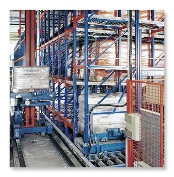 Warehouse Industrial Storage Shelving Automatic Racking System Remote ...