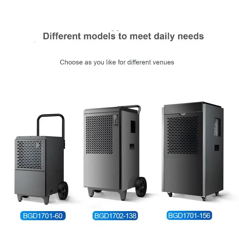 Timer Function Powerful Industrial Dehumidifier Portable Industrial ...