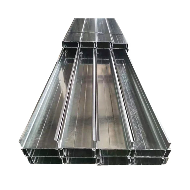Galvanized C Type Channel Steel Beams Perforated C Purlin Steel Large ...