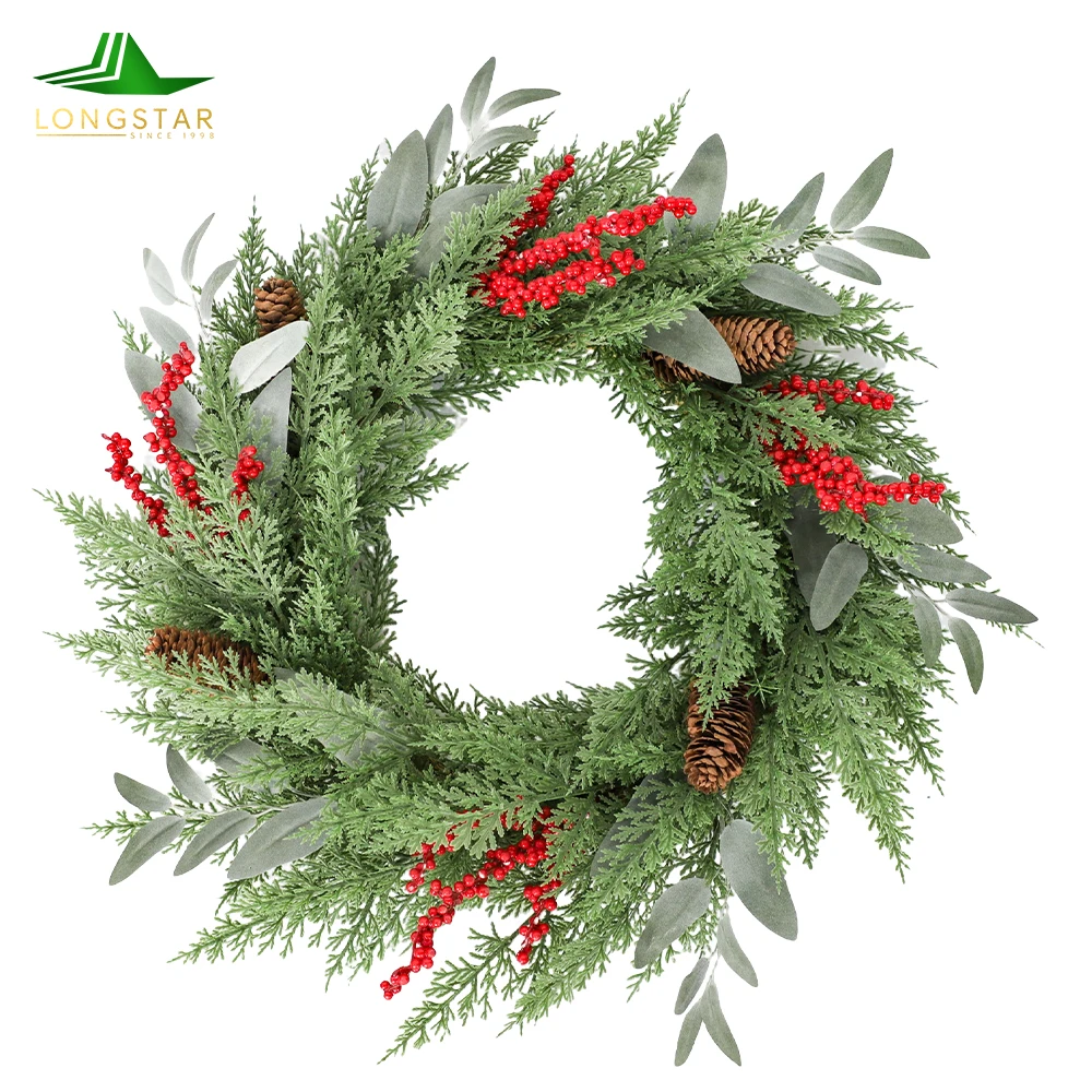 Wholesale Suppliers Realistic Chinese Cupressus Leaf Green Christmas Pe ...