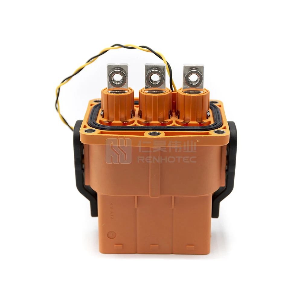 Renhao 2 Way Connector Terminal Panel Mount for Energy Storage