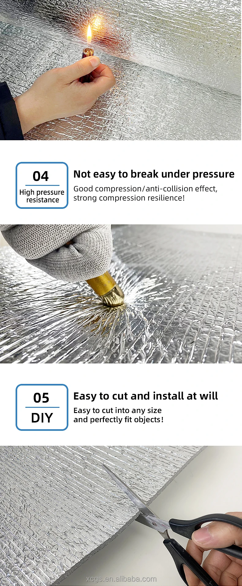 Aluminum Foil Insulation EPE Foam - Efficient Thermal Solutions
