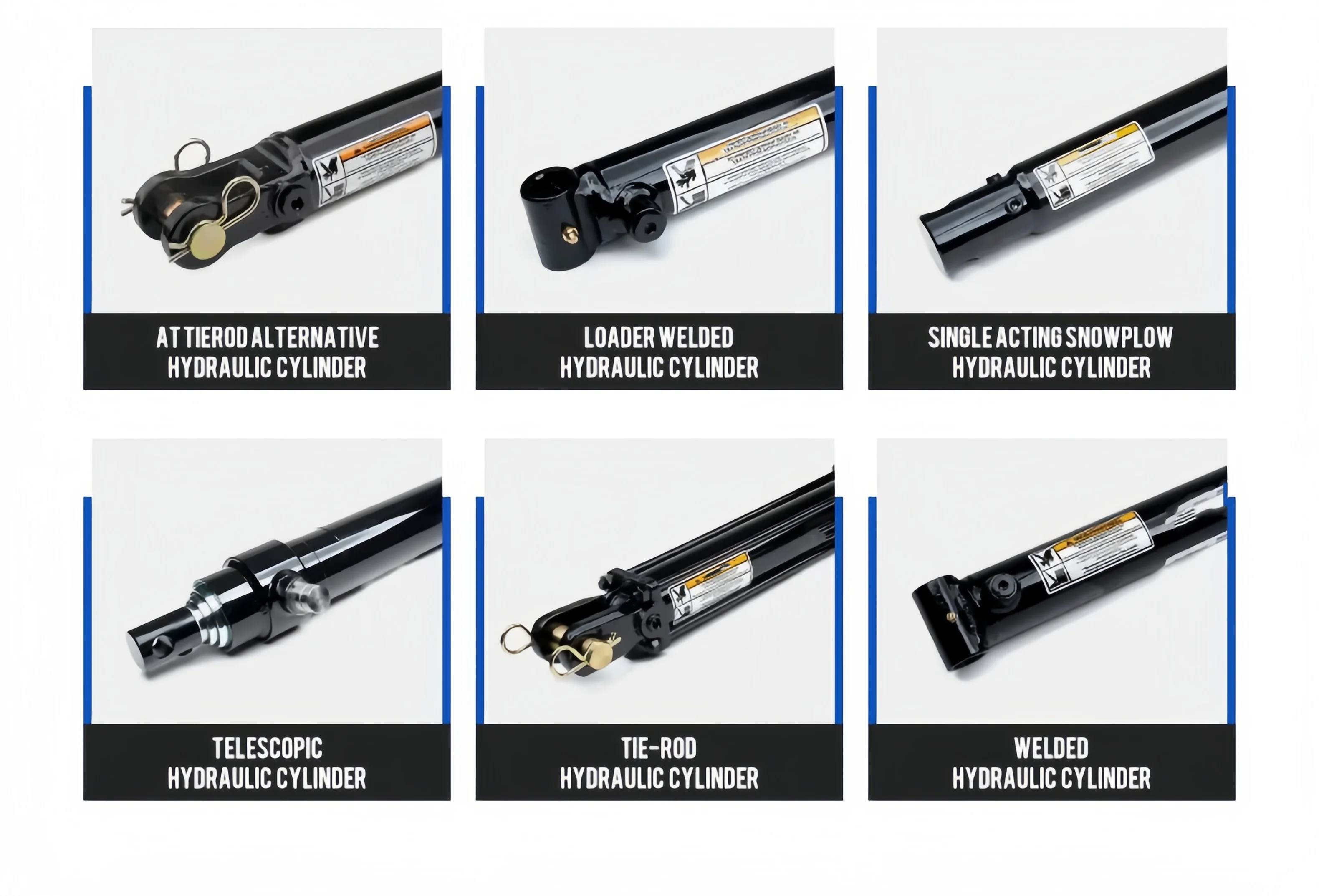 Heavy Duty Clevis Mount Hydraulic Cylinder with 1500mm Maximum Stroke ...