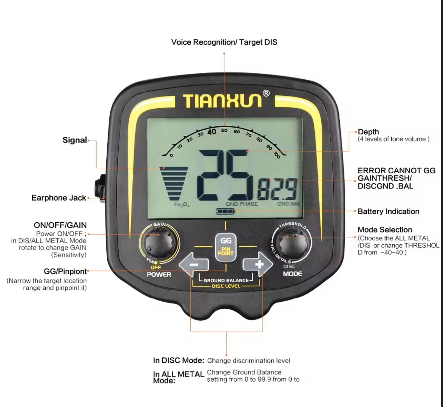 Gold Detector 10 Meter Depth - High Accuracy Treasure Hunter
