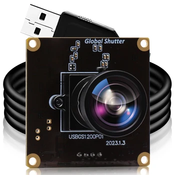 Elp 2.3mp Global Shutter Camera 1200p 90fps Wide Angle No Distortion ...
