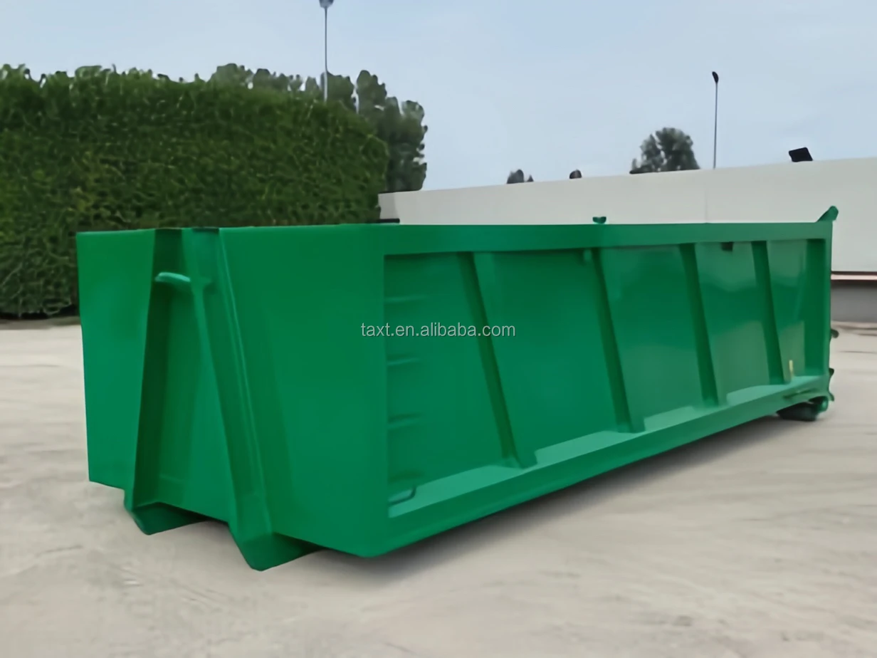 Outdoor Metal Skip Bin Roll Off Dumpster Industrial Mobile Scrap Metal ...