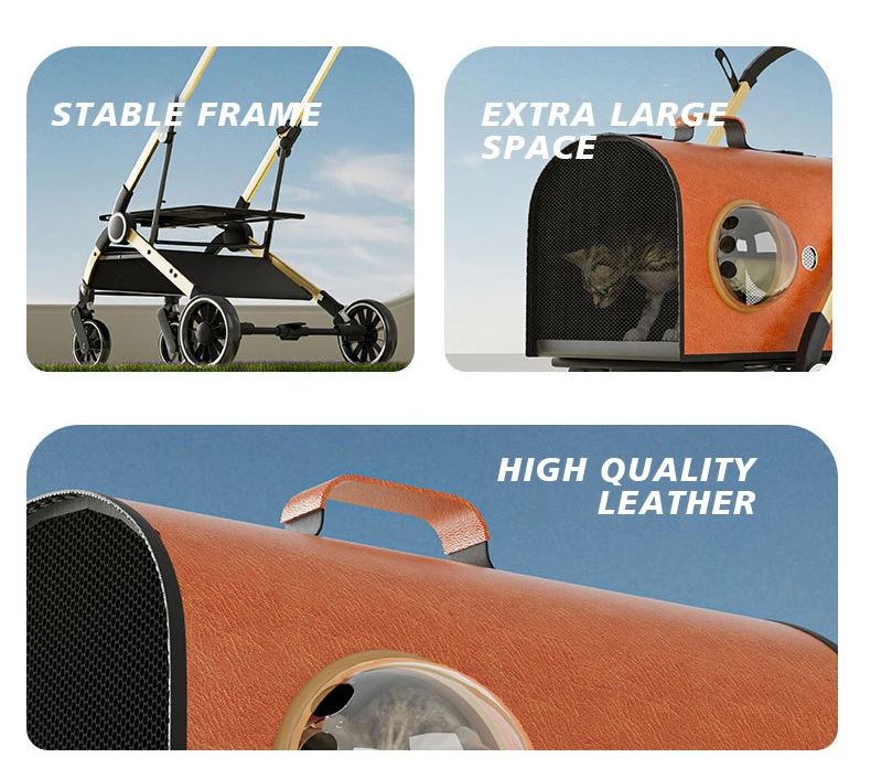 Luxury Detachable Folding 4 Wheels New Designer Show Capsule Cat ...