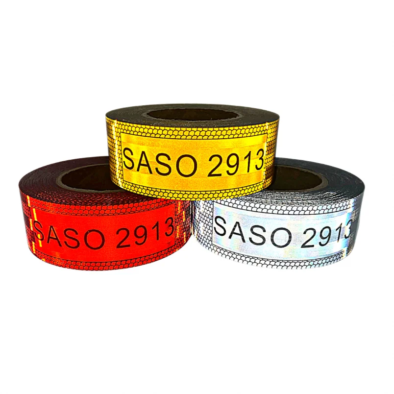 트럭 안전 경고 표지를위한 높은 가시성 SASO 2913 반사 테이프| Alibaba.com