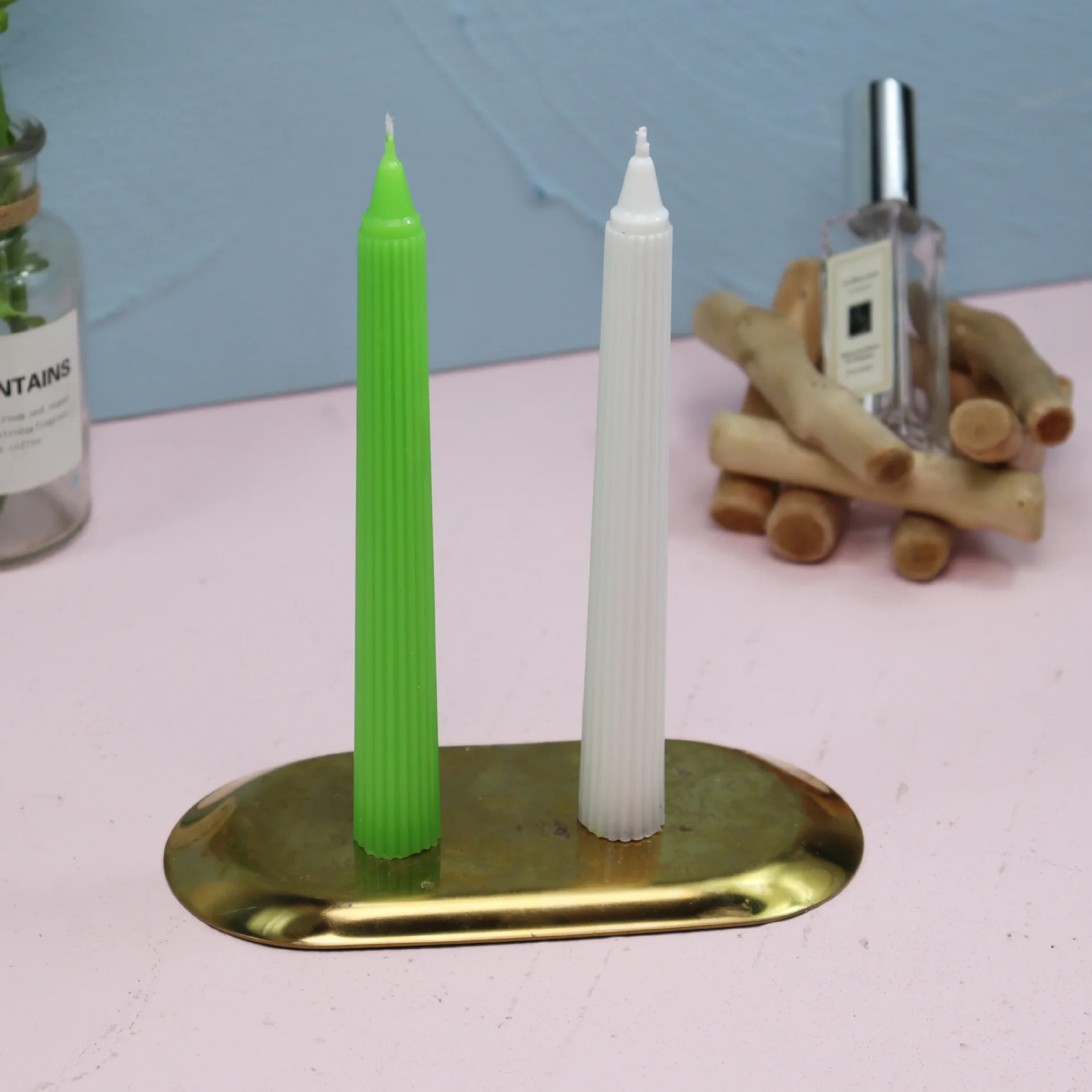 Fine Toothed Conical Church Top Pole Wax Acrylic Candle Mold with High ...
